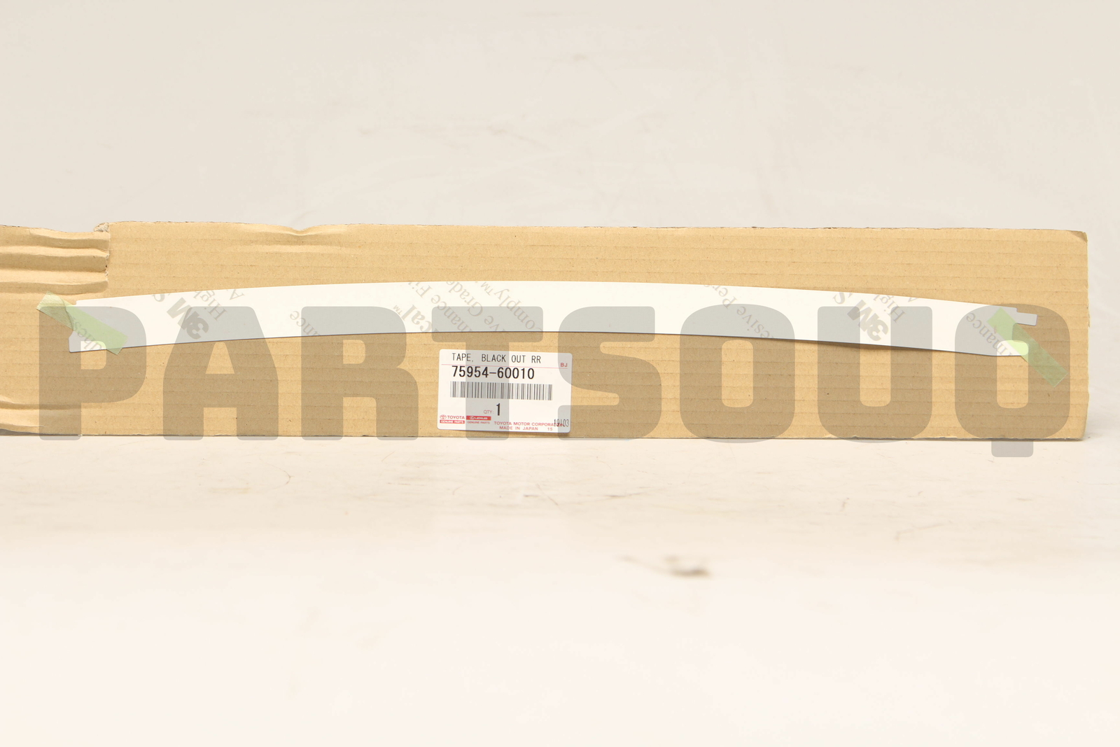 7595460010 Genuine Toyota TAPE, BLACK OUT, INNER REAR LH 75954-60010 | eBay