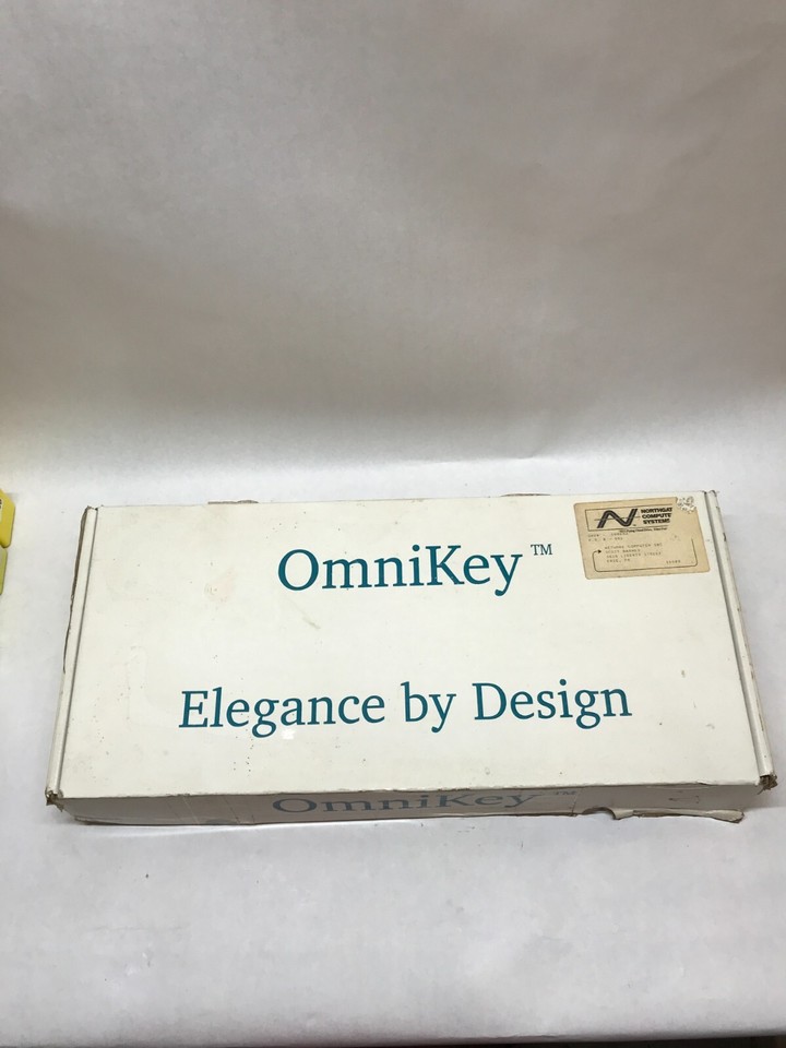 Vintage Northgate Omnikey Model 102 Keyboard Original Box + Extras For ...