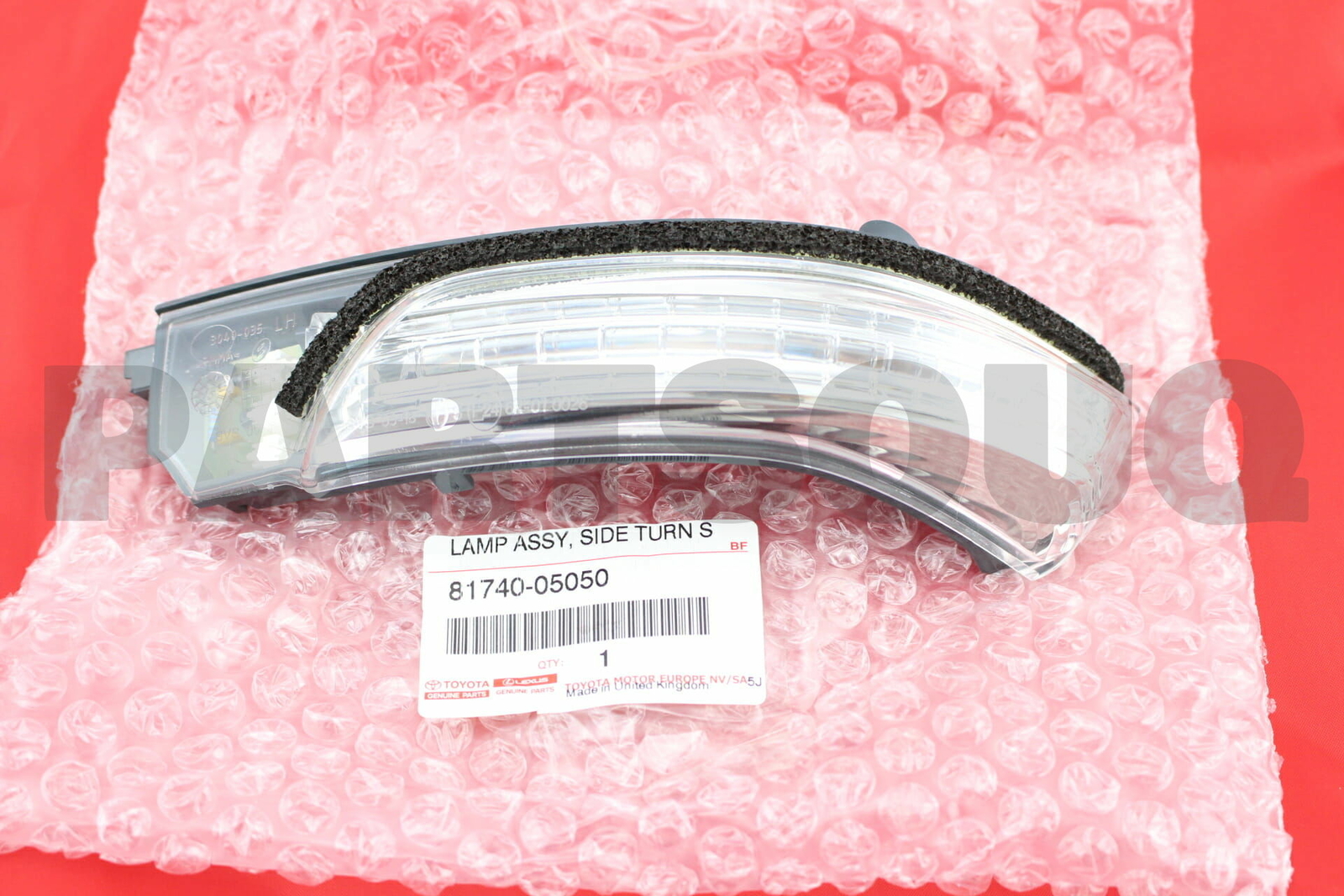 8174005050 Genuine Toyota LAMP ASSY, SIDE TURN SIGNAL, LH 81740-05050 ...