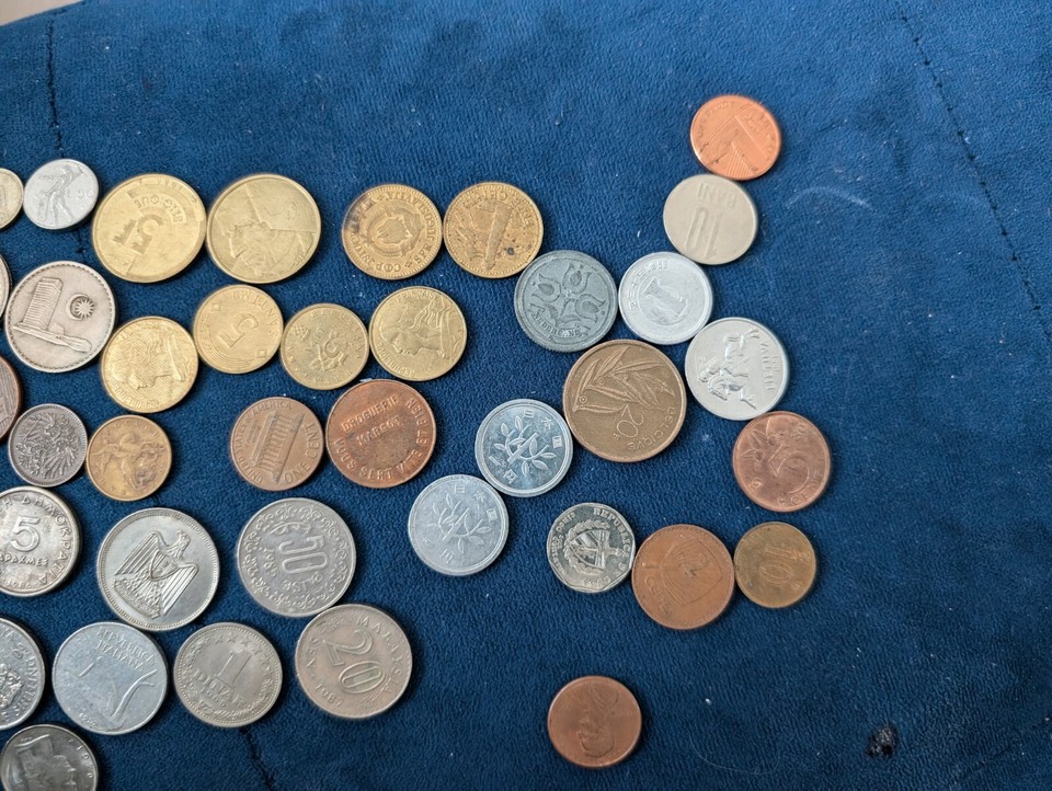 Mixed Unsorted World foreign Coins (all Non British Coins! | eBay