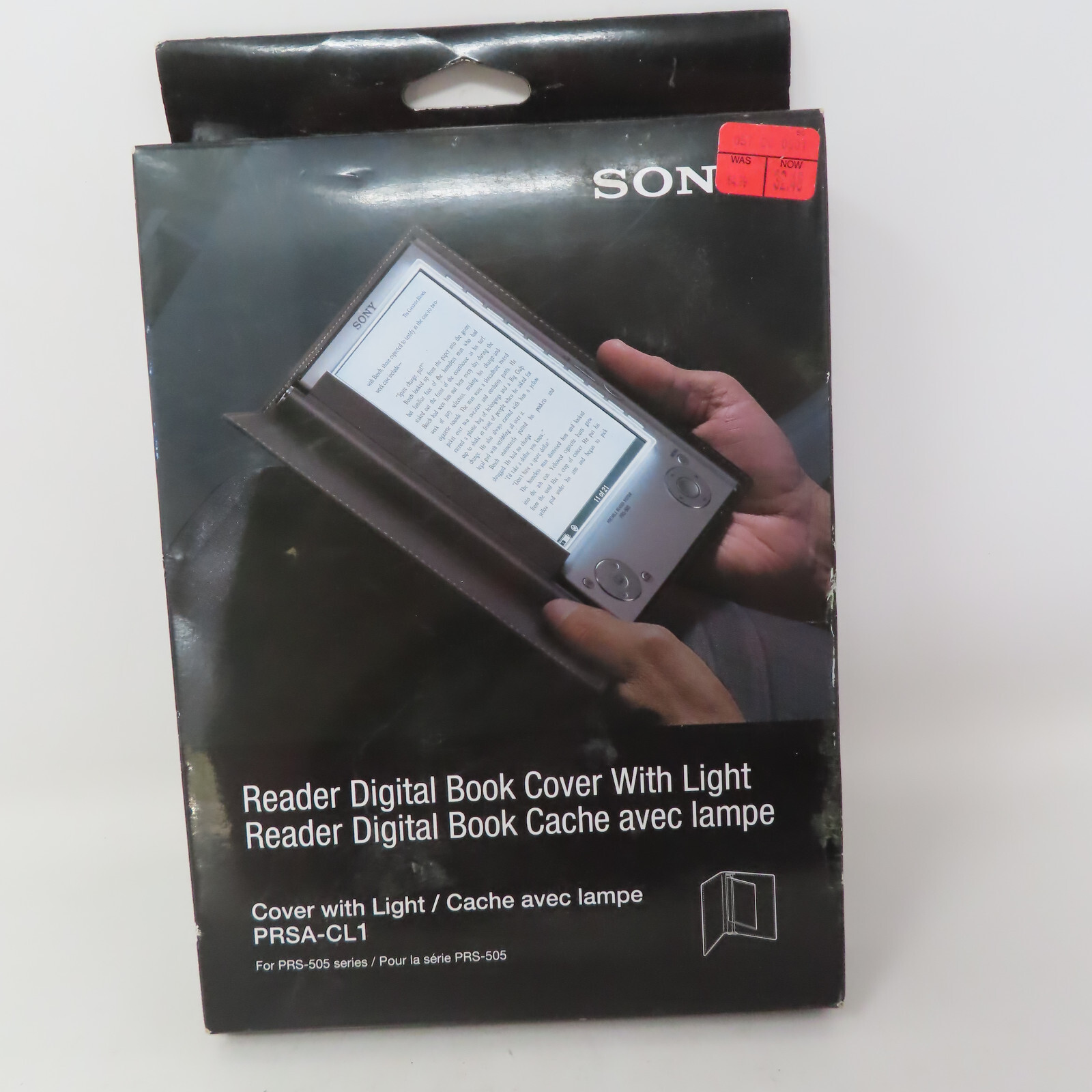Sony PRS-505 Black eReader case and integrated light *NO EREADER! PRSA-CL1