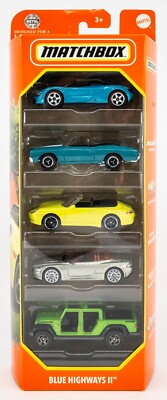 2024 Matchbox Blue Highways II 5-Pack | Porsche | Chevy | Jeep ...