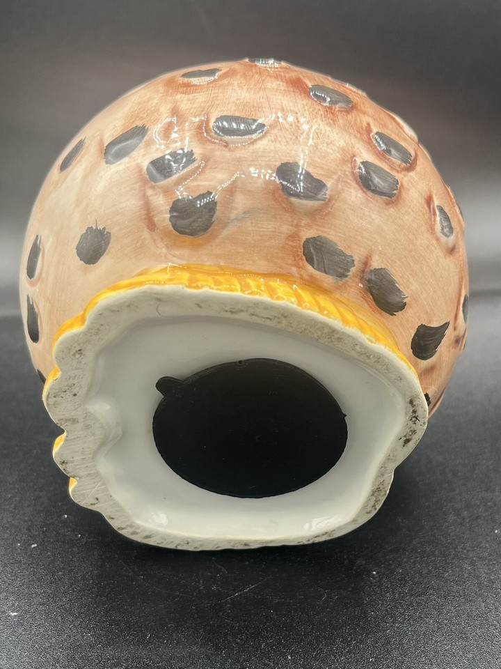 Chicken Bank Figurine Farmhouse Decoration Hand Painted Ceramic 5” Tall ...