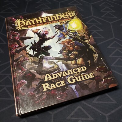 Pathfinder 1E: Advanced Race Guide (Hardcover RPG Book, 2012) Paizo OGL ...