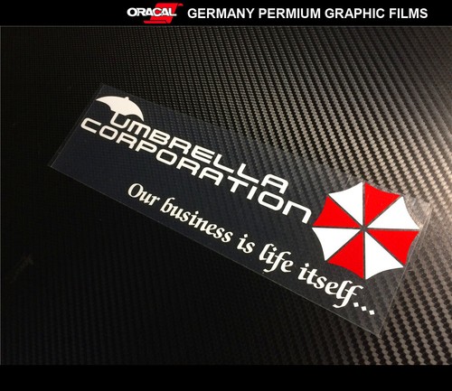 UMBRELLA CORPORATION BIOHAZARD Resident Evil life Car Vinyl decal ...