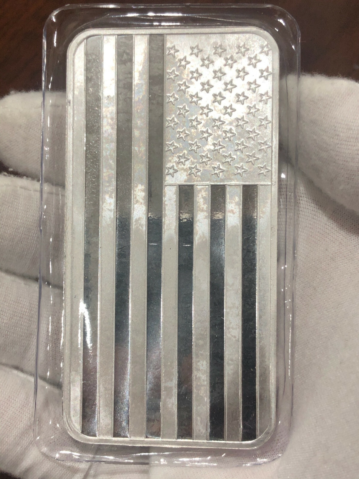 10 oz SilverTowne American Flag Silver Bullion Bar Ten Ounces Sealed | eBay
