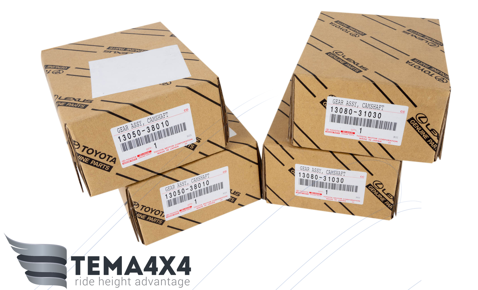 OEM GENUINE CAMSHAFT TIMING SET for Toyota Lexus 1308031030 1305038010 ...