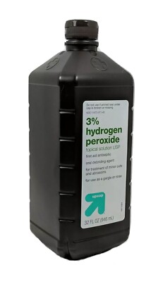 Up & Up By Target 3% Hydrogen Peroxide Topical/Antiseptic Cleaning 32oz ...