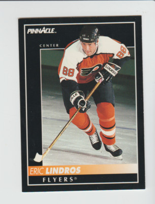 1992-93 Pinnacle #88 Eric Lindros rookie card, Philadelphia Flyers HOF ...