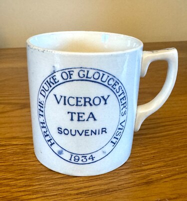 1934 Duke of Gloucester Royal Visit to Australian Viceroy Tea Mug | eBay UK