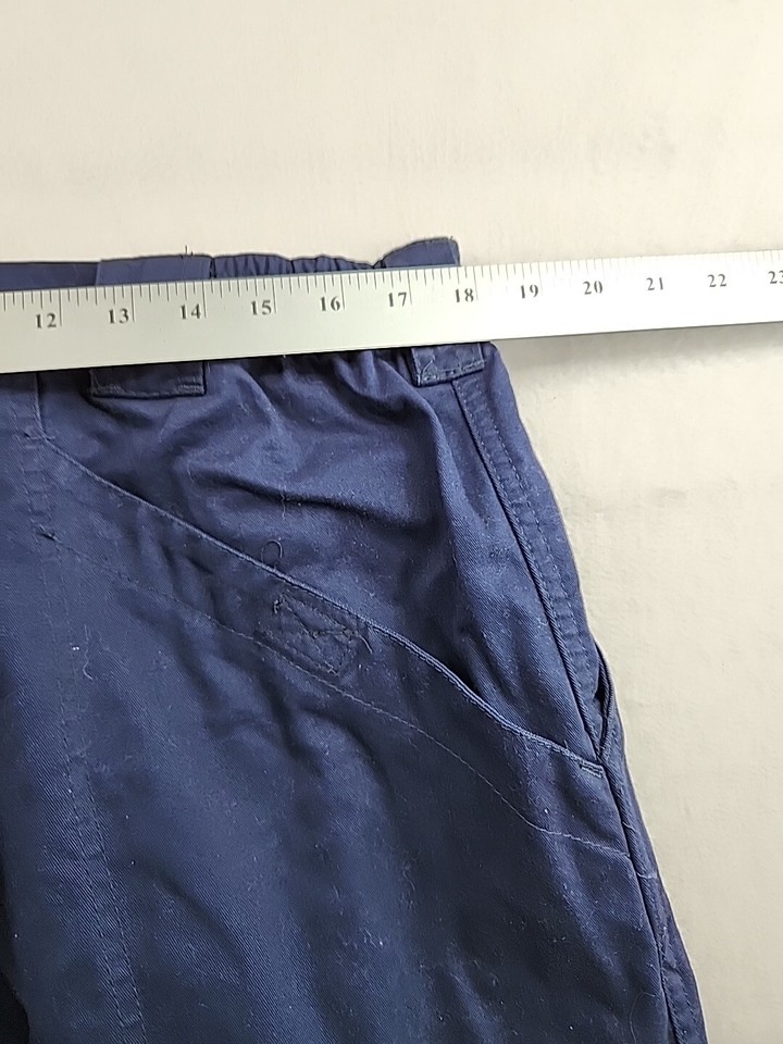 Rasco FR Cargo Pocket Mens 36 x 32 Blue Cotton Denim Field Pants | eBay