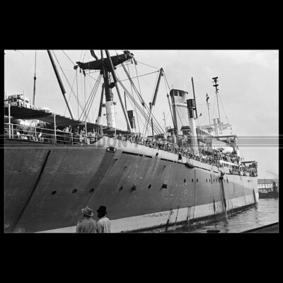 Photo B.002126 MS WATERMAN ROTTERDAM LLOYD 1948 PAQUEBOT MIXTE OCEAN ...