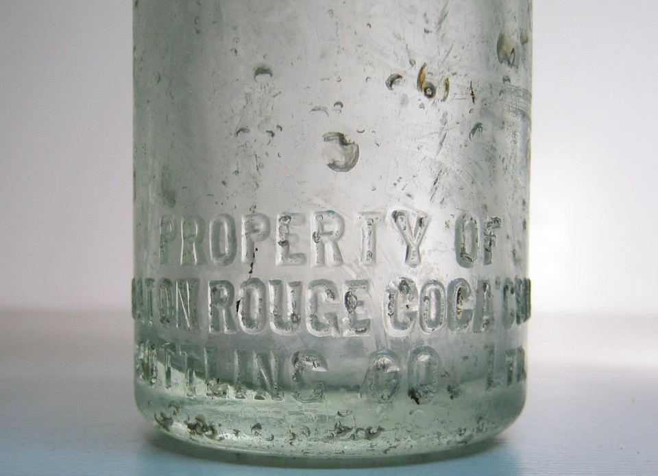 RARE 1930's COCA-COLA Shoulder Script Soda Bottle, BATON ROUGE, LA ...