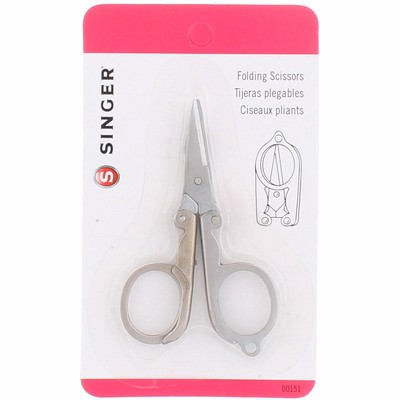 Singer Folding Scissors, 3in, Chrome Plated Steel | eBay