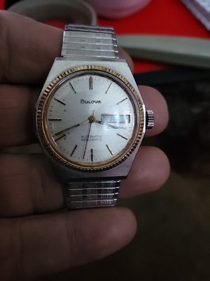 #233 Bulova N9 Set-O-Matic Automatic Silver/ Gold | eBay
