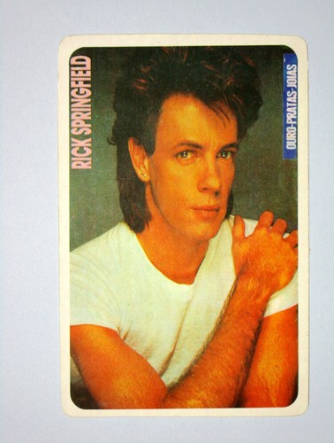 RICK SPRINGFIELD MUSIC SINGER MUSIC BAND GROUP POCKET CALENDAR CARD | eBay