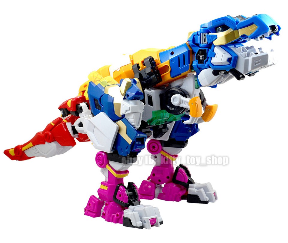 Miniforce Super Dino Power 2 SUPER TYRAKING T-Rex Dinosaur Combined ...