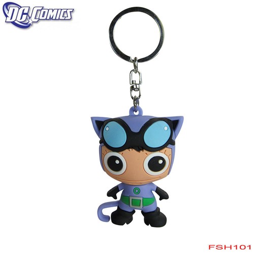 New Blind Bag Superhero DC Comics Catwoman 3-D Figural Keychain Keyring ...