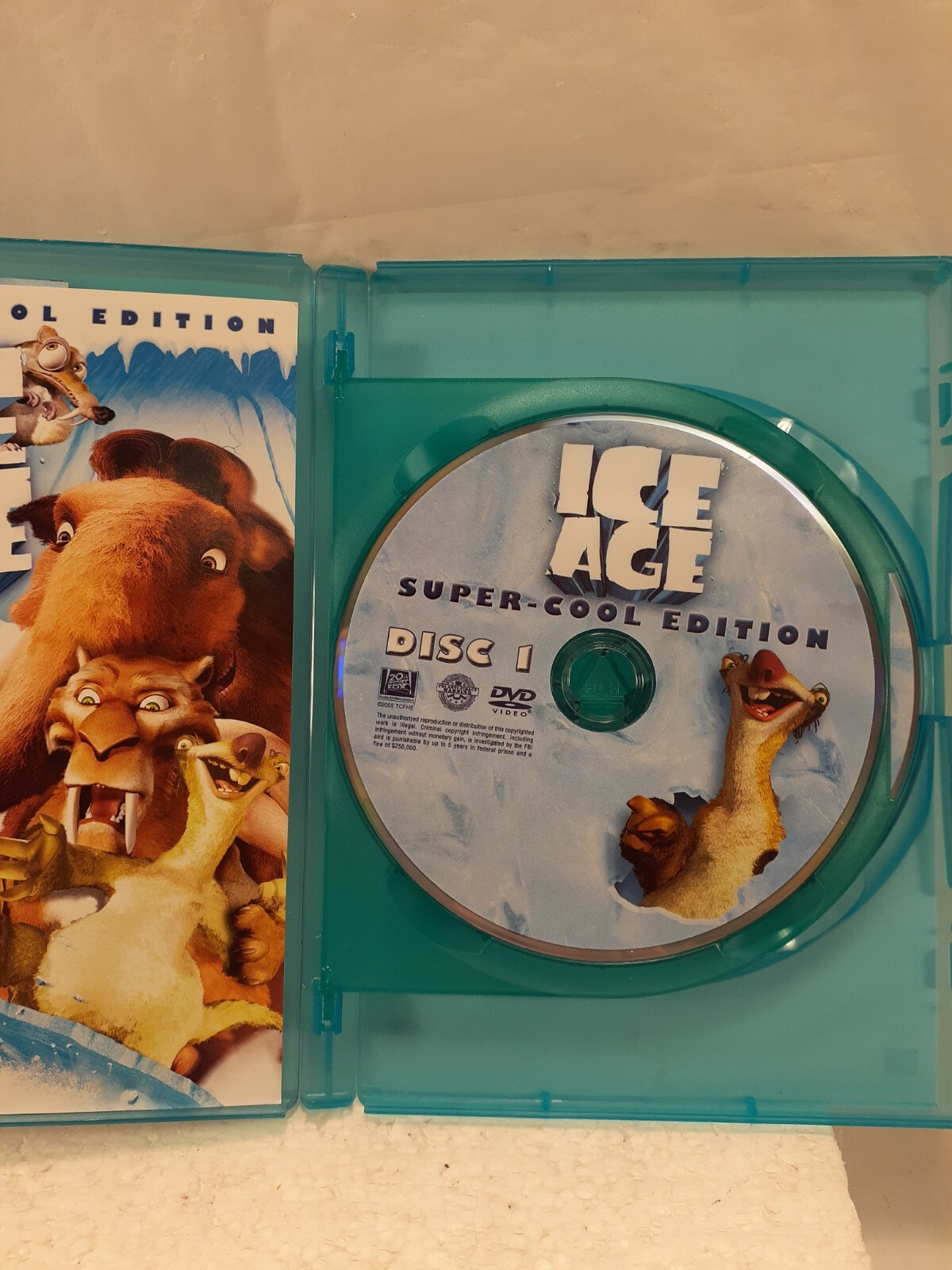 Ice Age (DVD, 2006, 2-Disc Set, Super Cool Edition Widescreen Full ...