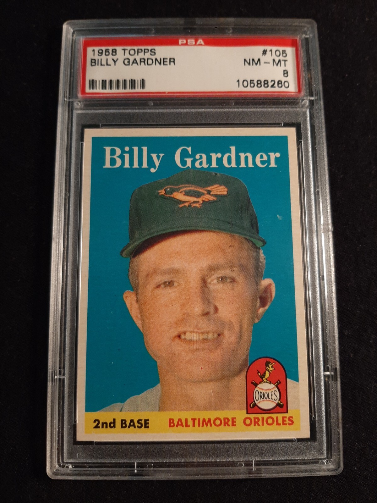 1958 Topps Billy Gardner #105 PSA NM-MT 8 | eBay