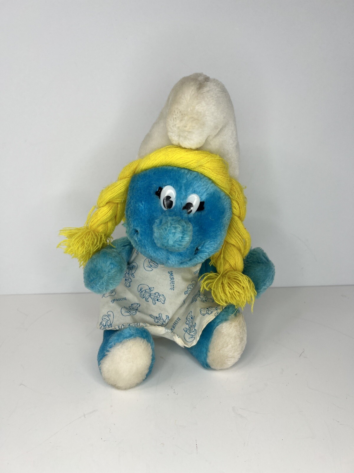 The Smurfs Smurfette Plush Stuffed Toy Peyo Wallace Berrie 11” 1981 ...