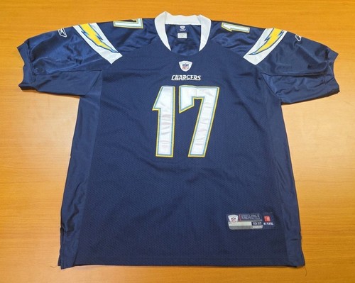 Reebok Philip Rivers San Diego Chargers Jersey Blue Adult 52 NFL ...