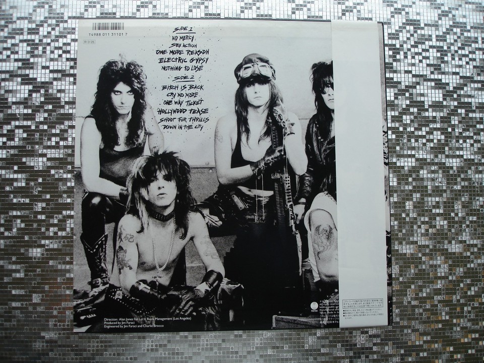 L.A. Guns ‎~ LA Guns ~ Vintage Import Spaceships Label LP Vertigo 25PP ...