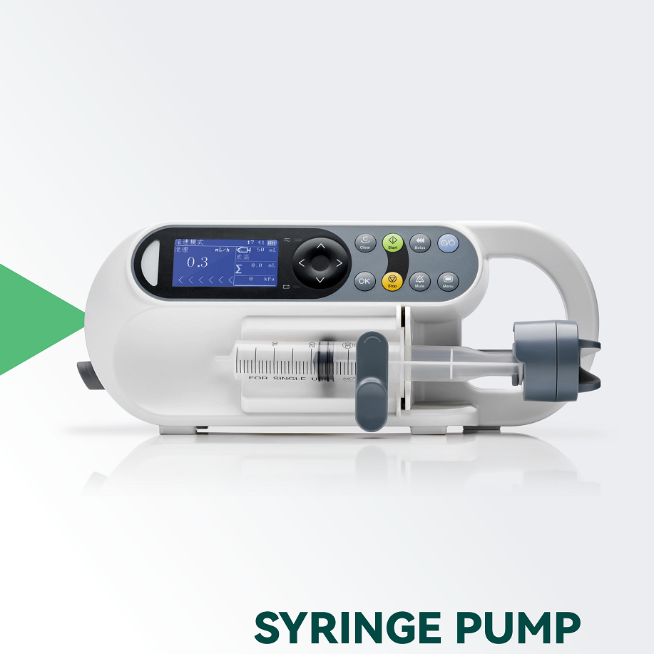Portable precision syringe pump pressure monitoring historical records ...