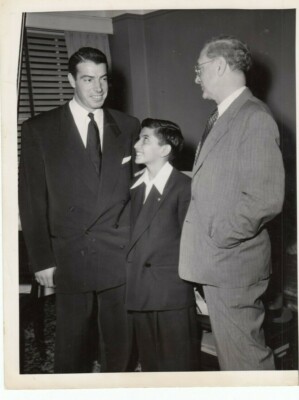 Joe DiMaggio & Son Joe Jr. Candid Photo | eBay