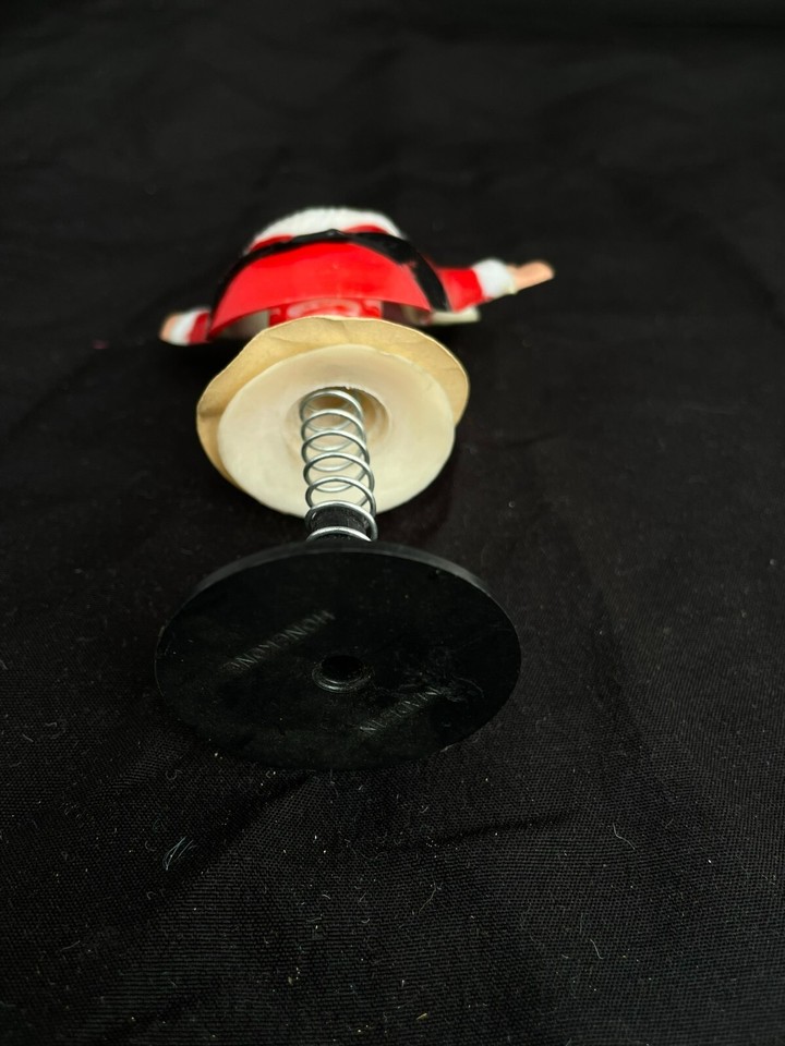 VINTAGE POP UP SPRING TOY Christmas Santa DECORATION | eBay