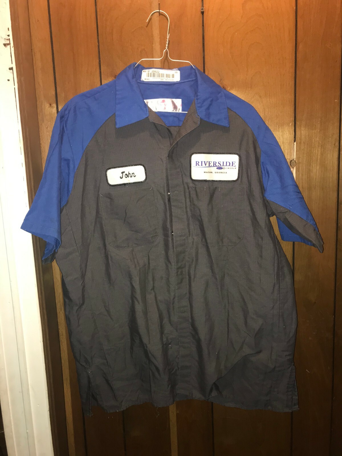Mechanic Button Up Shirt Work Uniform Short Sleeve and hi-visility | eBay
