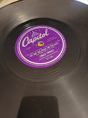 CHUCK THOMAS My Gee Gee From the Fiji Isles/Rose of the Rio 10" 78 ...