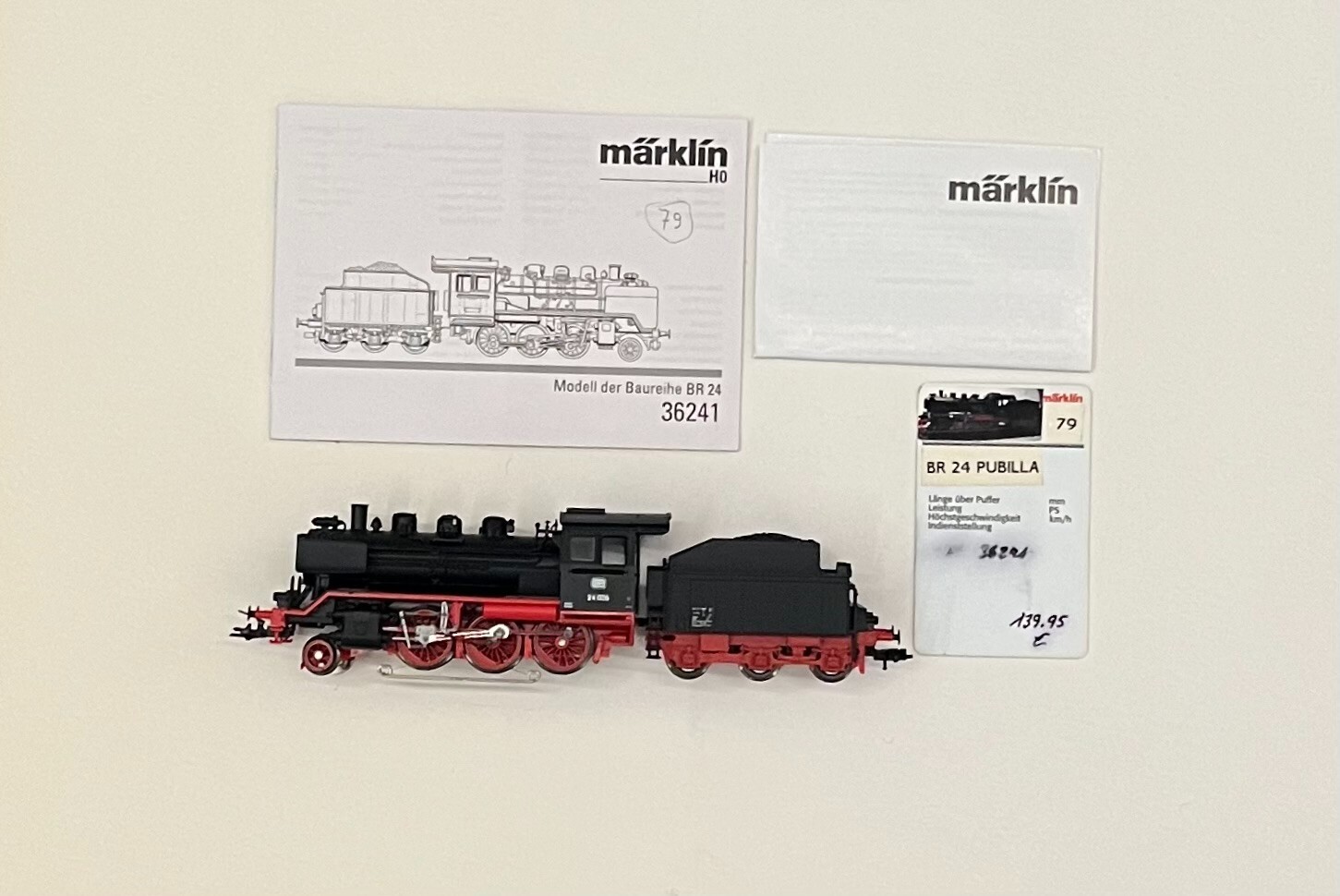 Mint Condition Marklin HO 36241 "BR 24" | eBay