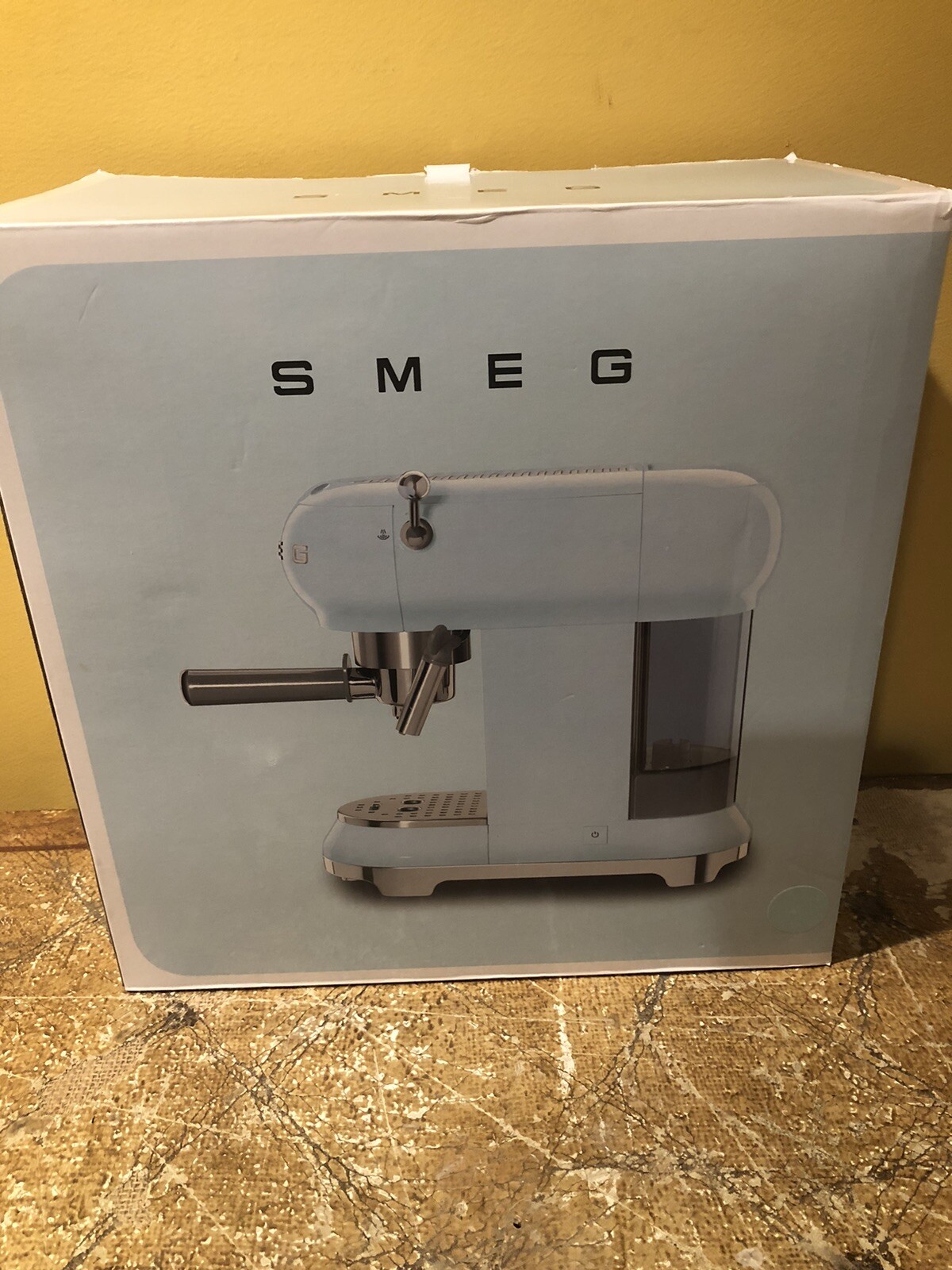 Smeg ECF01PBUS 50s Retro Espresso Coffee Machine blue for sale online ...