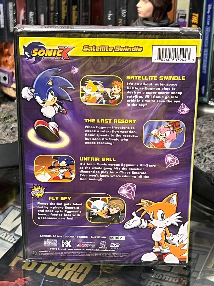 Sonic X - Vol. 3: Satellite Swindle (DVD) Last Resort, Unfair Ball, Fly ...