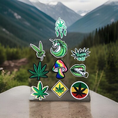 420 Zone Embroidered Iron On Patch. Multiple Variations | eBay