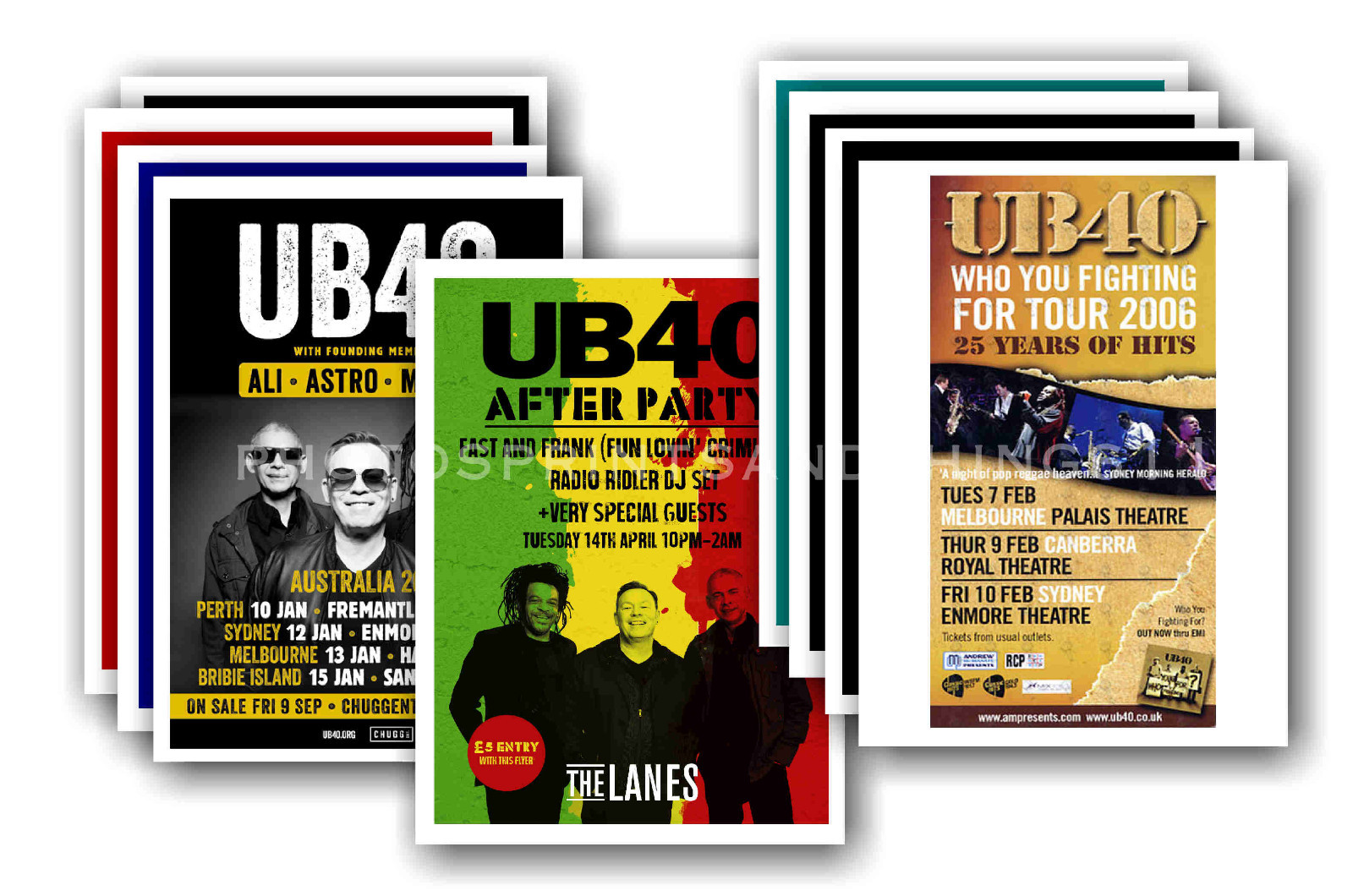 UB40 - 10 promotional posters collectable postcard set # 2 | eBay UK