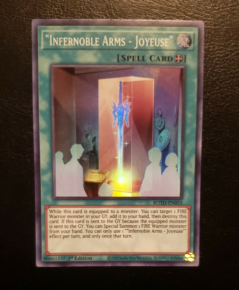 Yugioh "Infernoble Arms - Joyeuse" ROTD-EN055 1st Ed Pack Fresh | eBay