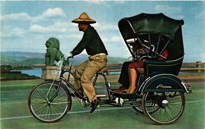 CPM AK THAILAND Pedicab, a vehicle for short distance transportation ...