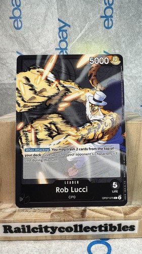 One Piece TCG Rob Lucci OP07-079 Leader 500 Years in the Future NM | eBay