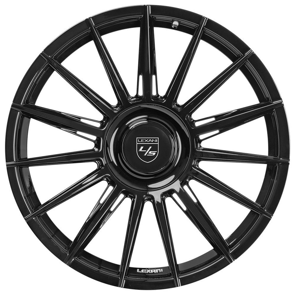 24x9" Lexani Wheels Lotus-XL Gloss Black Rims (Regular Caps) (B01) | eBay