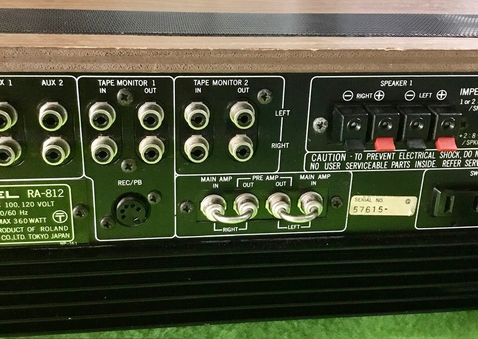 ROTEL RA 812 Integrated Amp. 45 WPC. Professionally Serviced. Tested ...