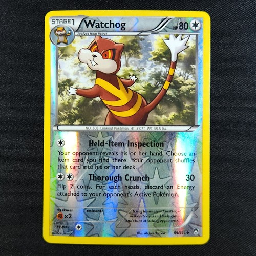 Watchog 85/111 Holo - Furious Fists -Pokemon Card | eBay