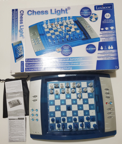 LEXIBOOK LCG3000 Chess Light Electronic Chess Game Touch Sensitive ...