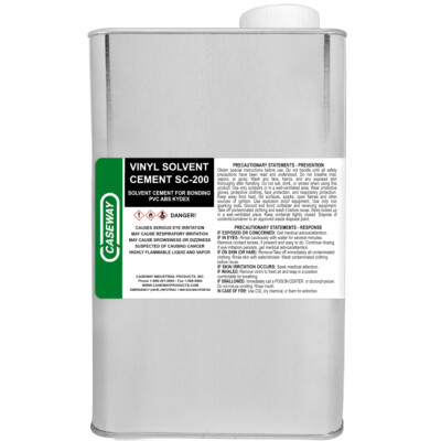 SC-200 Rigid Vinyl & PETG Solvent Cement - Quart (32 fl oz) | eBay