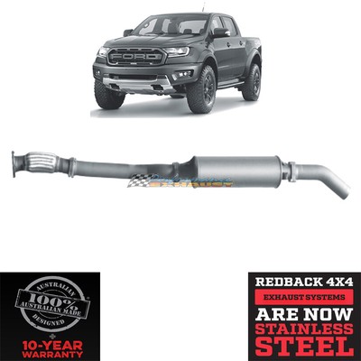 REDBACK EXTREME 3" EXHAUST WITH MUFFLER For FORD RANGER RAPTOR PX 3 2 ...