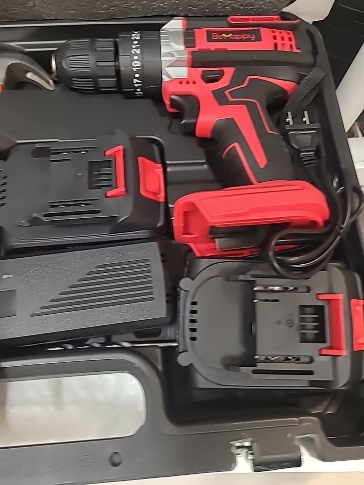 BE HAPPY 21V POWER TOOL SET | eBay