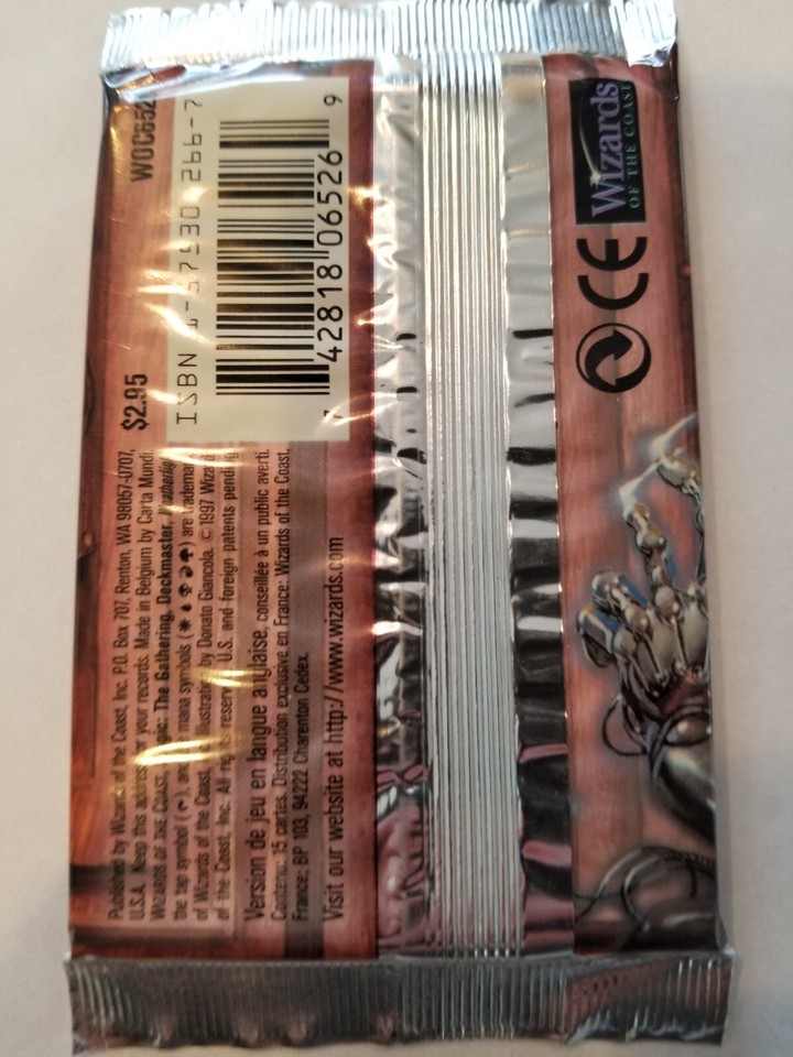 MTG: WEATHERLIGHT Sealed Booster Pack from Box - Magic - Mirage Block ...