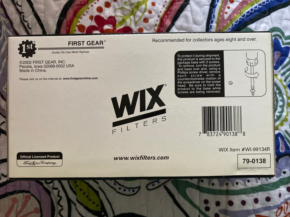 First Gear WIX Filters '34 Ford Coupe Candy Apple Red Hot Rod 1:25 ...