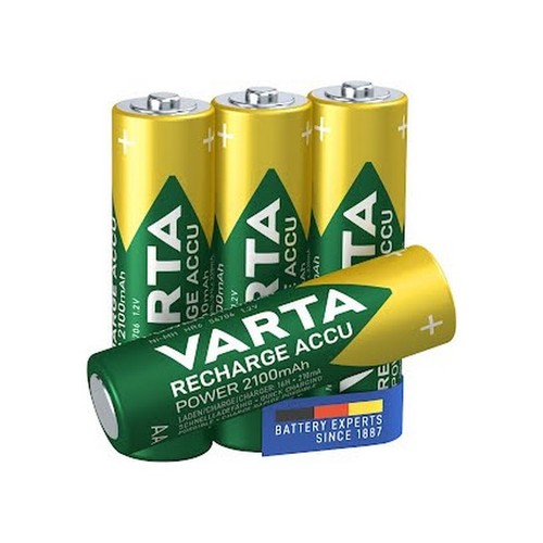 Varta Pila Tipo Stilo Ricaricabile Aa 1.2v Nimh 2100 Mah Confezione Da ...